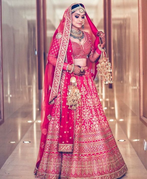 Bridal Dupatta Draping
